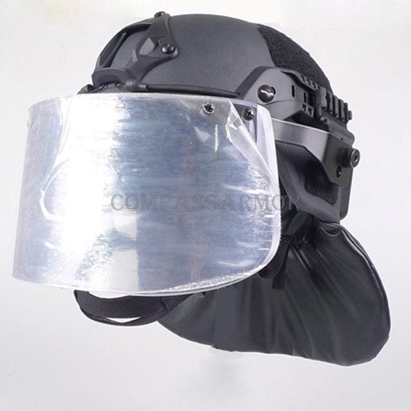 Ballistic Helmet Full Face with Visor and Neck Protector Level 3A